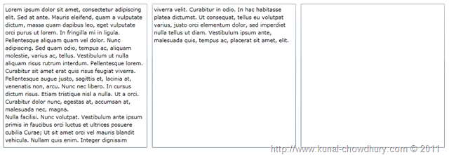 Multi Column Text support in Silverlight 5 | Kunal Chowdhury